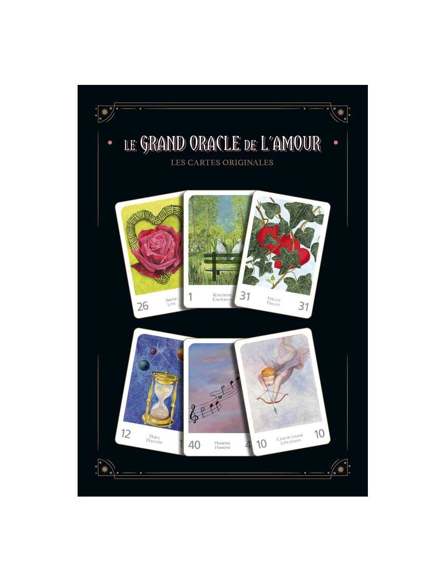 Le grand Oracle de l'Amour - 45 cartes & la notice - Coffret